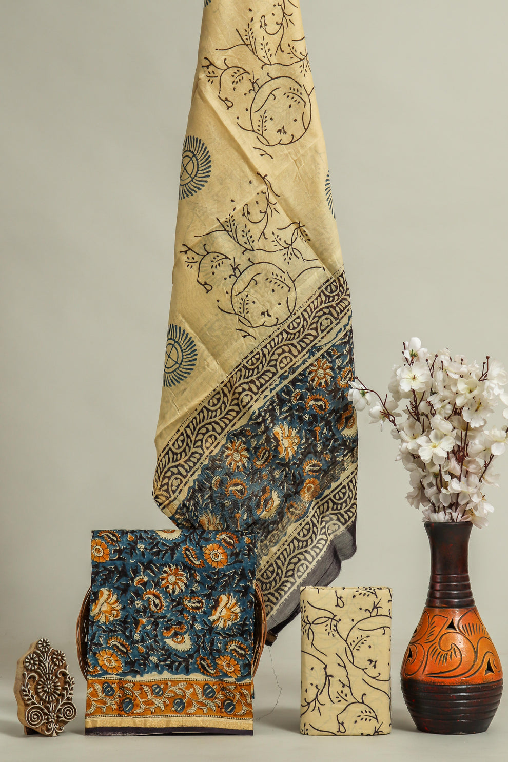 Beautiful Chanderi Silk Suits with Chanderi Silk Dupatta – thestudiobagru